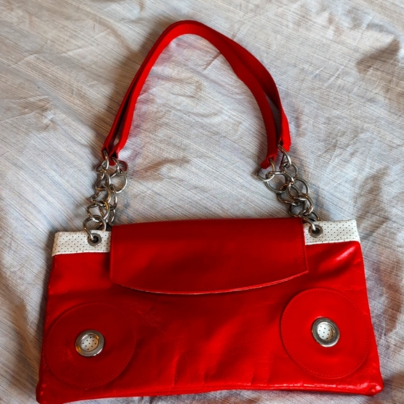 ripani | Bags | Nwt Ripani Red And White Leather Purse | Poshmark